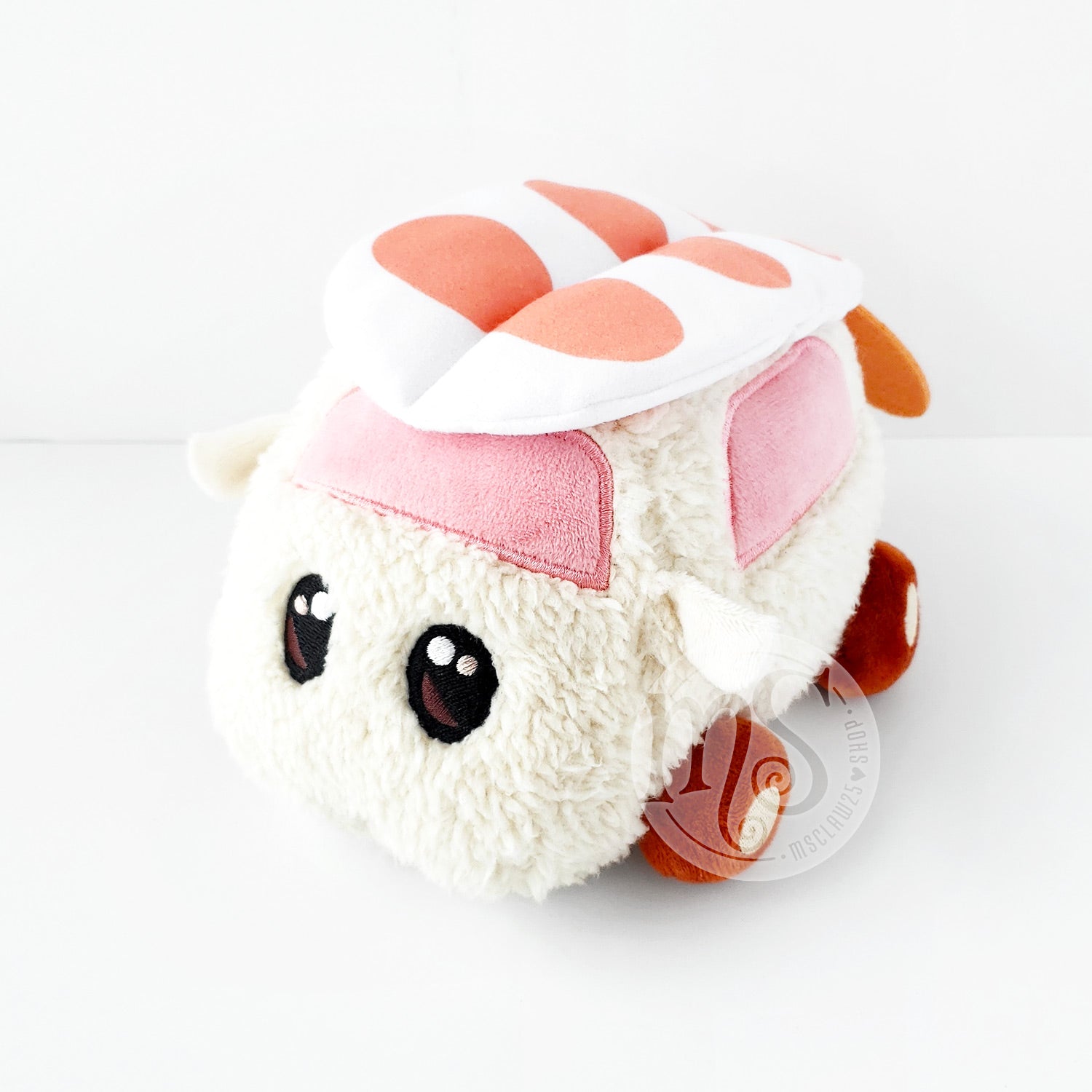 Pui Pui Molcar | Dazzling Eyes Sushi (Shrimp) Molcar Small Plush – MSClaw25