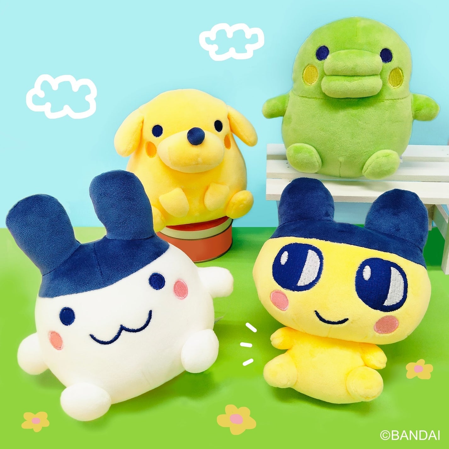 Tamagotchi | Kuchipatchi Sitting Mochi Small Plush – MSClaw25
