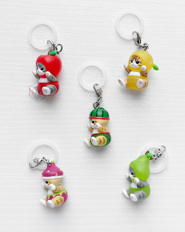 Mofusand | Mejirushi Personal Marker 3: Fruit | Apple Keychain Figure ...